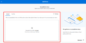 New Item Setup via Walmart Seller Center